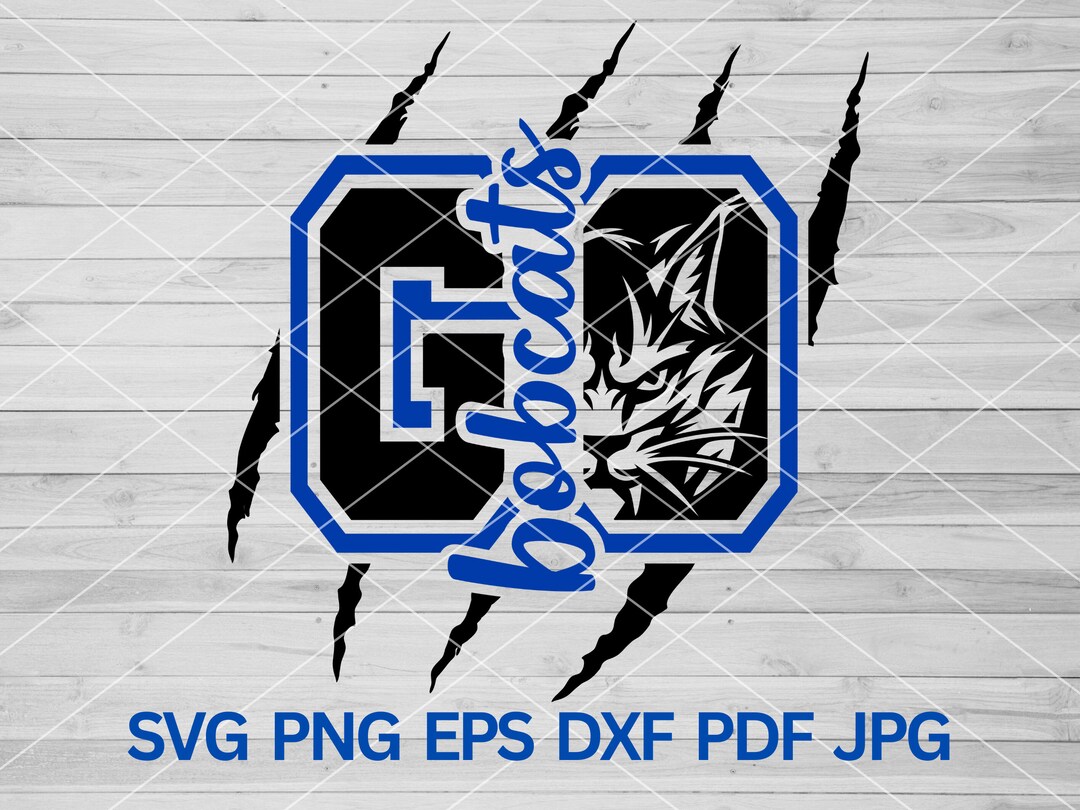 Go Bobcats Svg, High School Cougars Sport Sublimation, Bobcats School ...