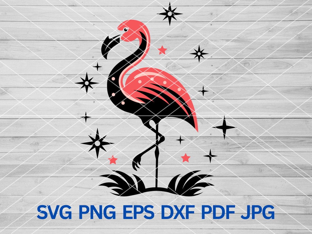 Flamingo Svg Flamingos Svg Flamingo PNG Bird Svg Instant - Etsy