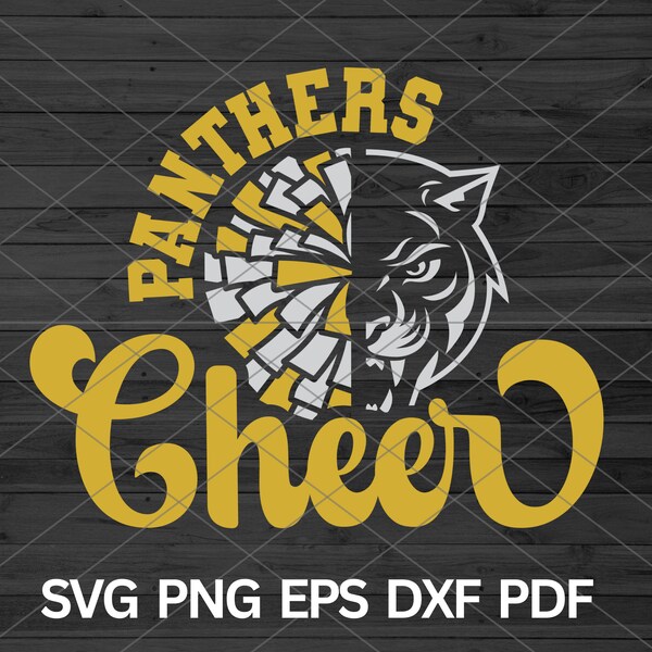 Panthers Cheer Svg - Etsy