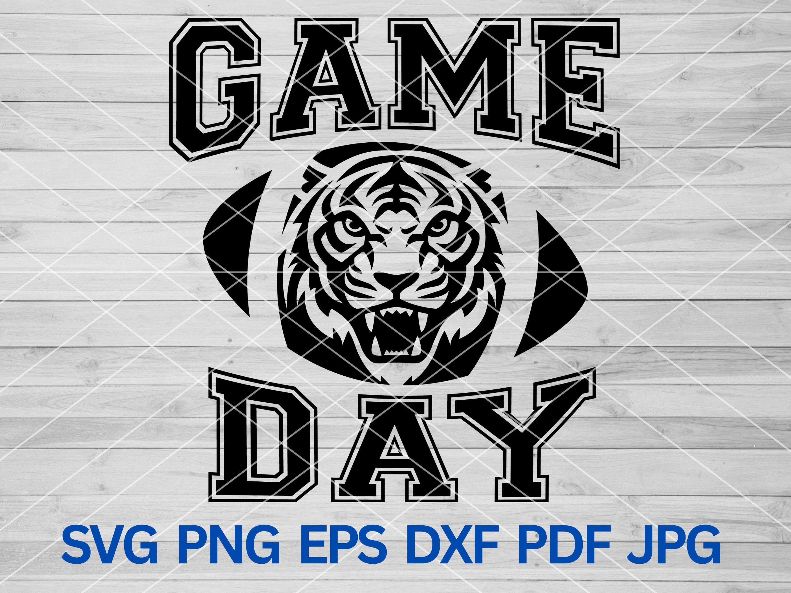 Game Day Tigers Svg Tiger Svg Tigers Svg Tigers Mascot Svg - Etsy