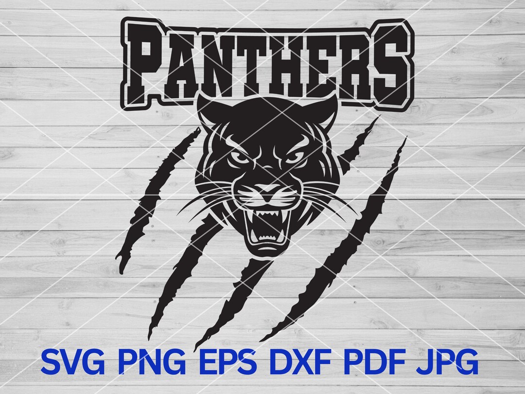 Panther Svg, Panthers Svg, Panthers Scratches Svg, Panthers Mascot Svg ...
