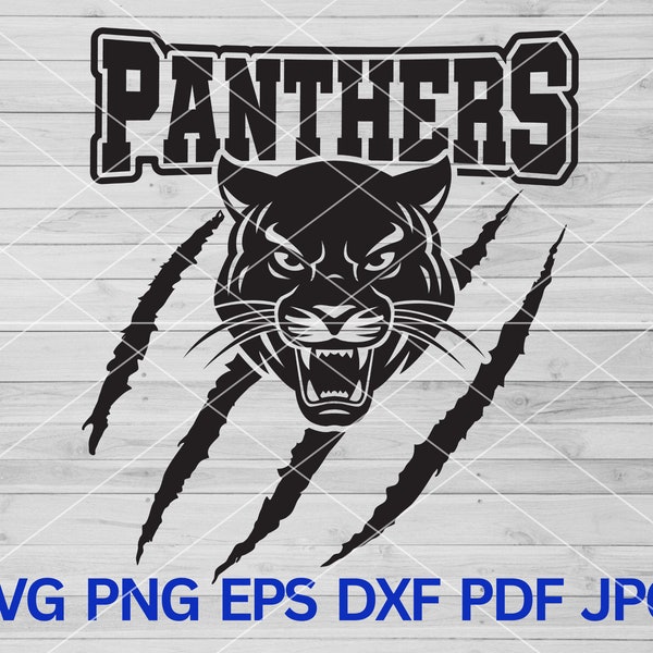 Panthers Svg - Etsy