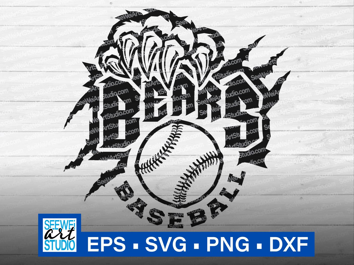 High School Bears Baseball Svg, Bear Svg, Bears Svg, Bears Pride ...