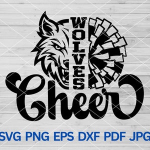 Wolves Cheer Svg, Wolf Pride Svg, Wolf Svg, Wolves Svg, Wolves Cheer ...