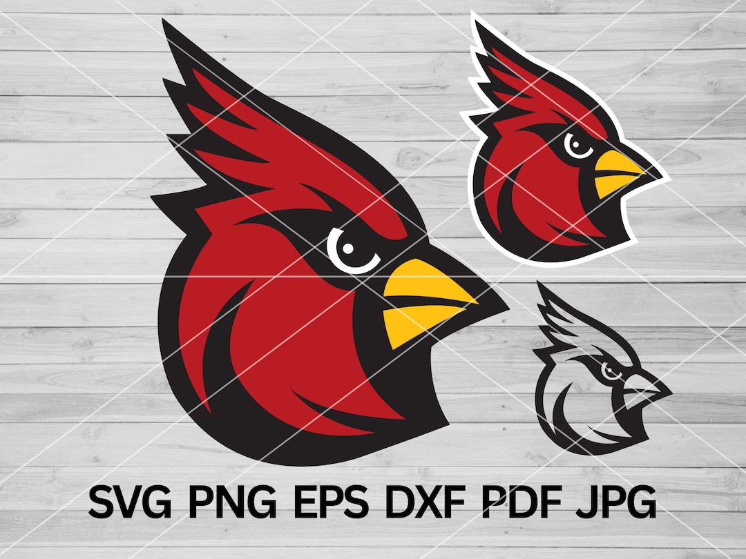 Cardinal SVG, Cardinals Svg, Cardinal Mascot Svg, Cardinal School Pride ...