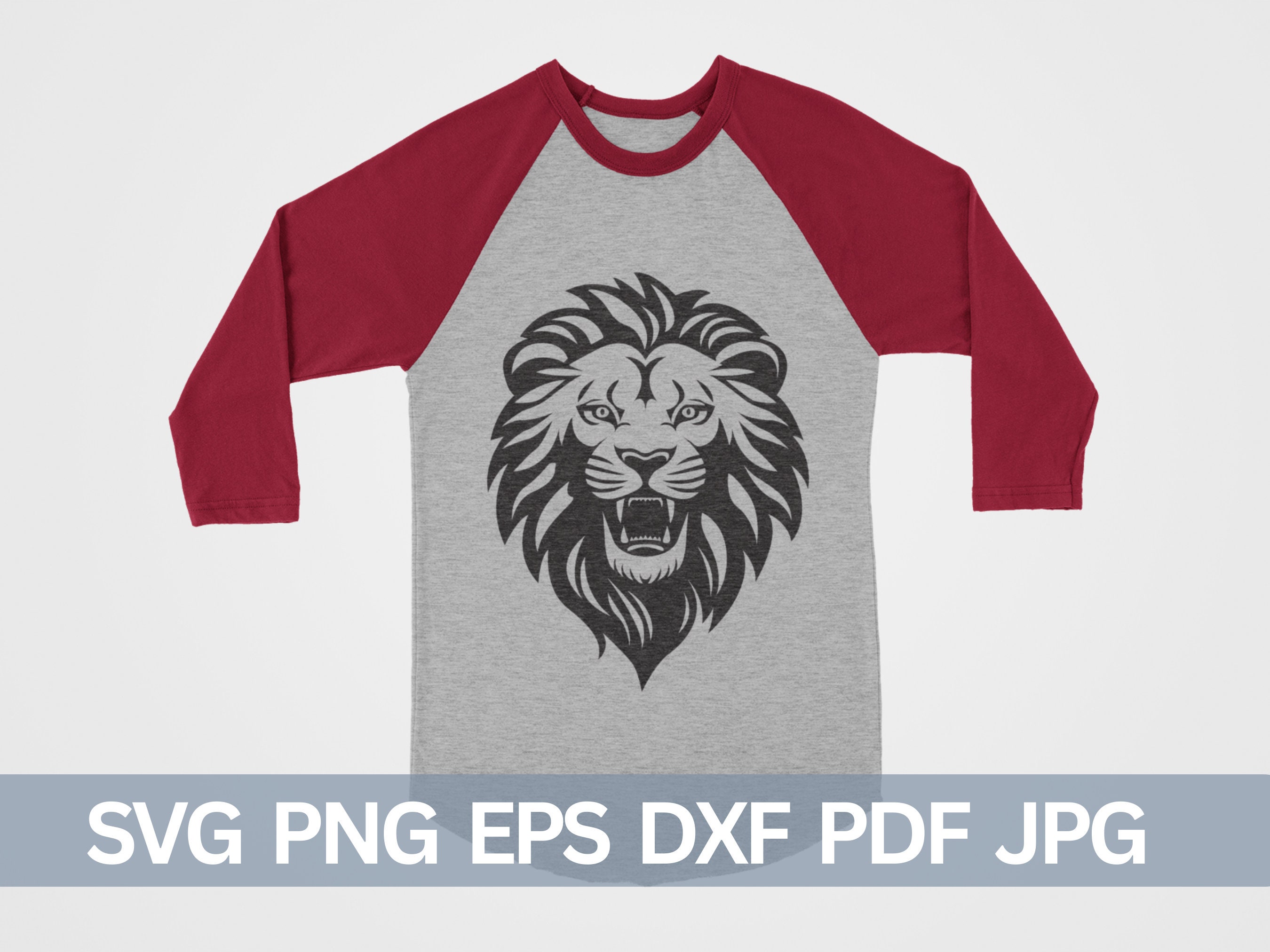 Lion SVG Lion Cut File for Cricut Lion Head Silhouette Lion - Etsy