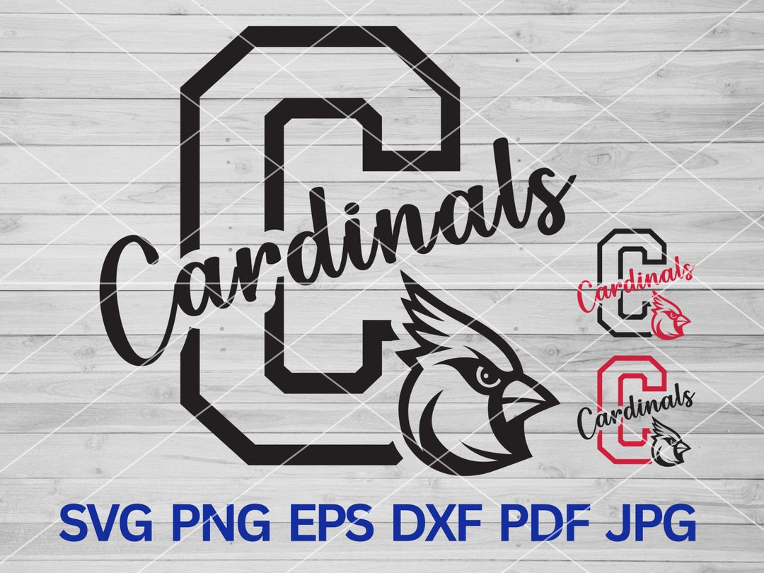 Cardinal Svg, Cardinals Svg, Cardinals Cheer, Cardinal Mascot Svg ...