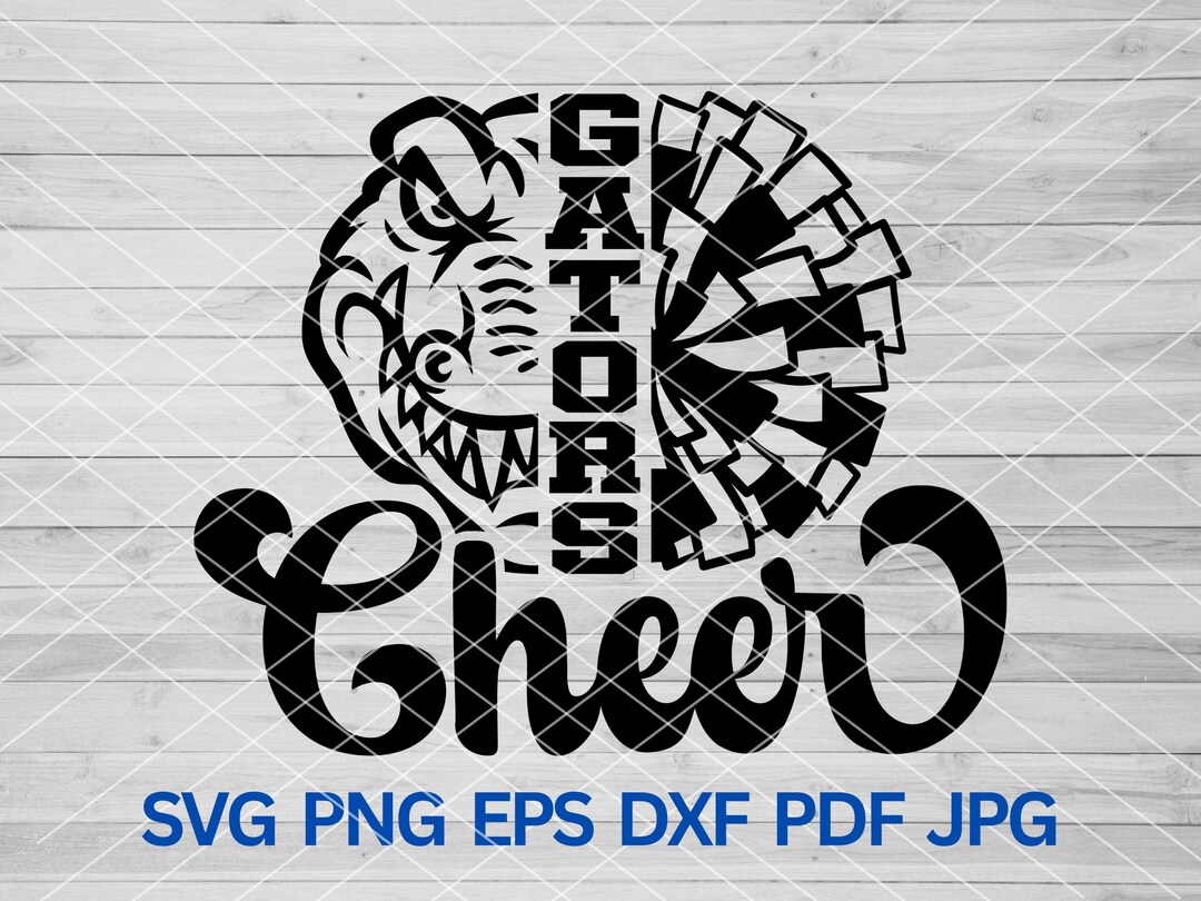Gators Cheer Svg, Gators Cheerleading Svg, Gators Mascot Svg, Gators ...