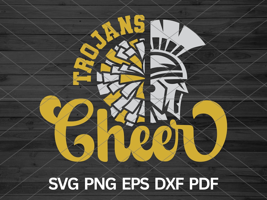 Trojans Cheer Svg, Trojans Svg, Trojans Mascot Svg, Trojans School ...