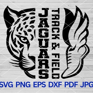 Jaguars Track & Field Svg, Jaguars Mascot Svg, Jaguars Track and Field ...