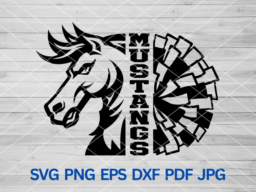 High School Mustangs Cheer Svg, Mustangs Pride Svg Mustangs Svg ...