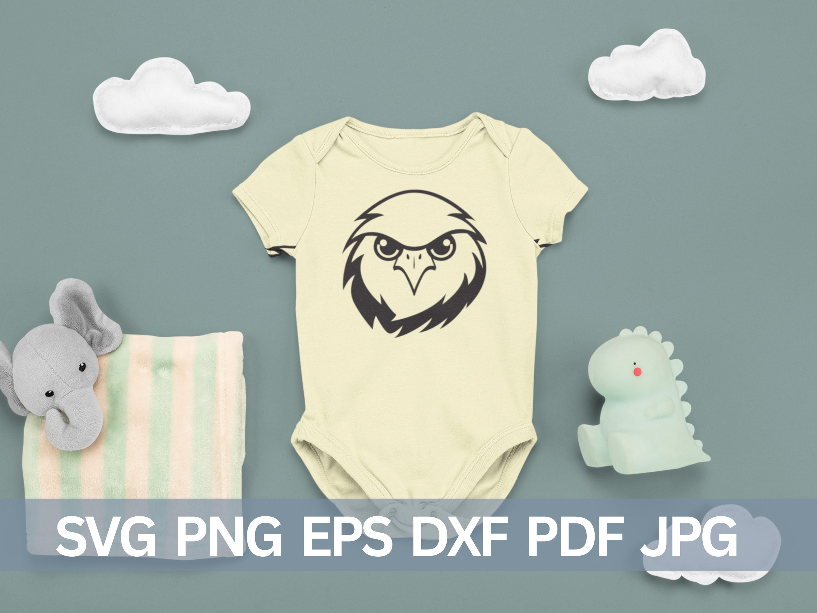 Baby Eagle Hawk Bird SVG Baby Eagle PNG Clipart Animal Baby - Etsy
