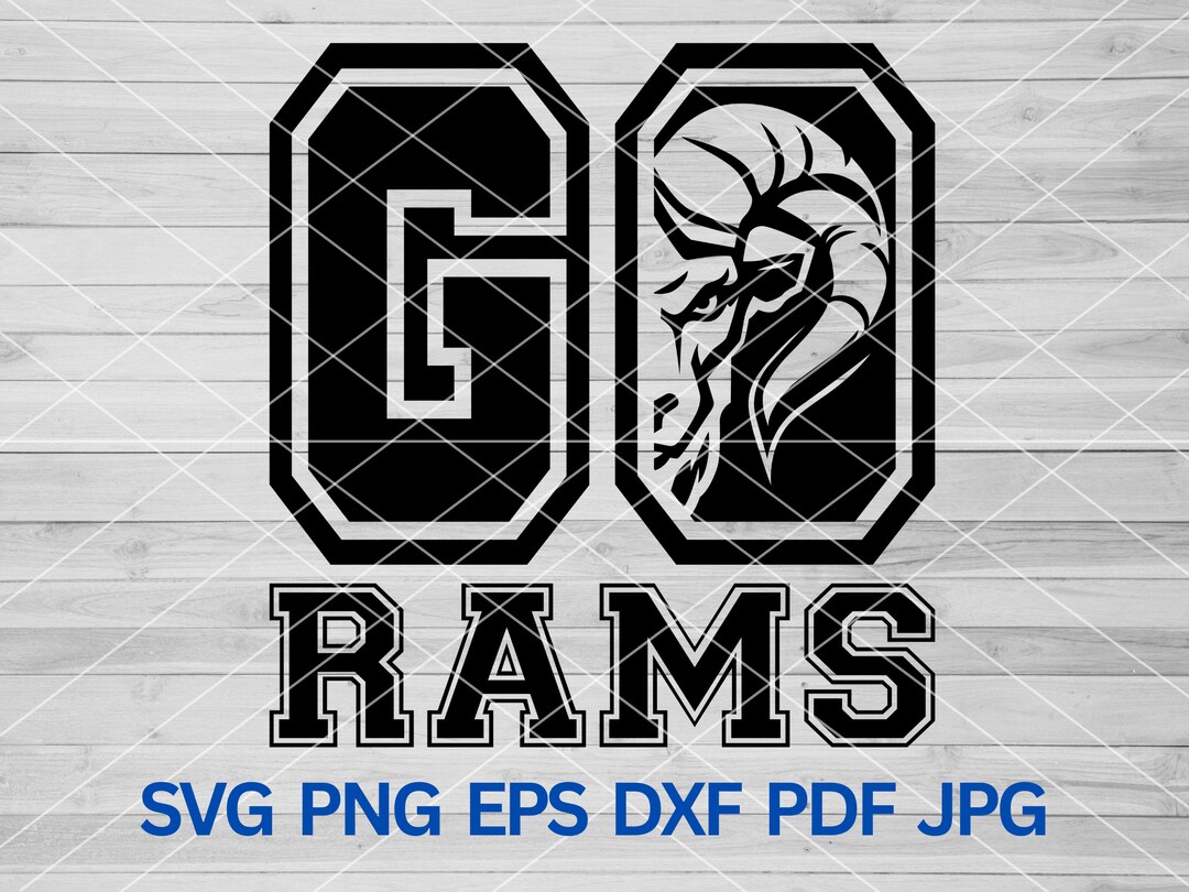 Go Rams Svg, Ram Svg, Rams Svg, Rams Pride, Rams School Spirit, Rams ...