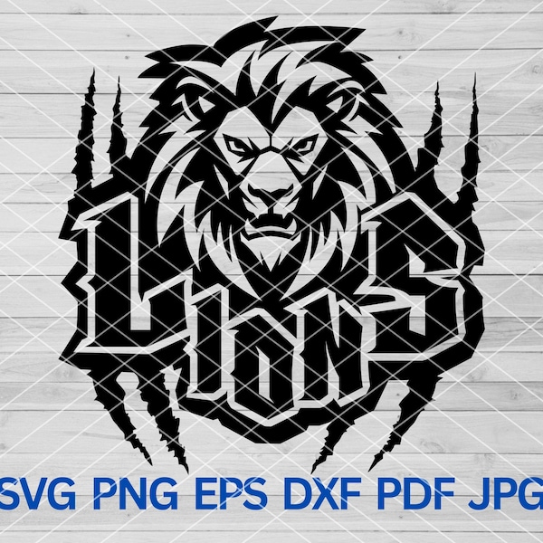 Lion Claw Svg - Etsy