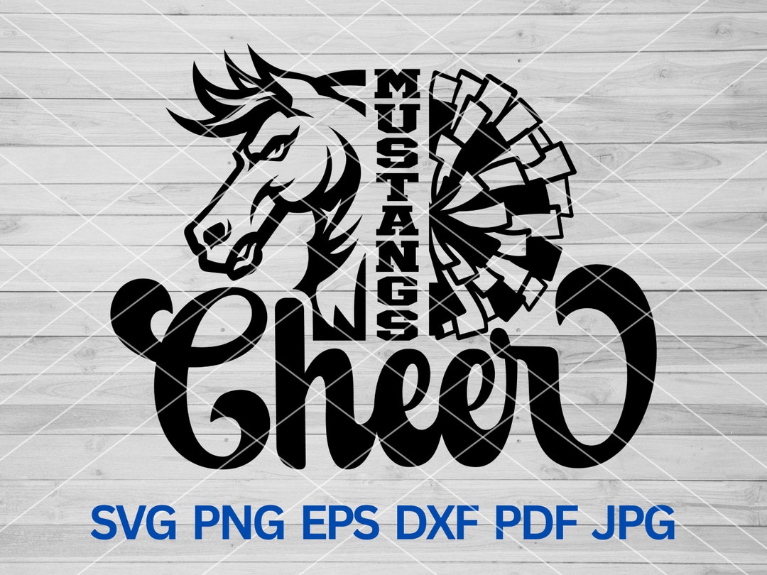 High School Mustangs Cheer Svg, Mustangs Pride Svg Mustangs Svg ...