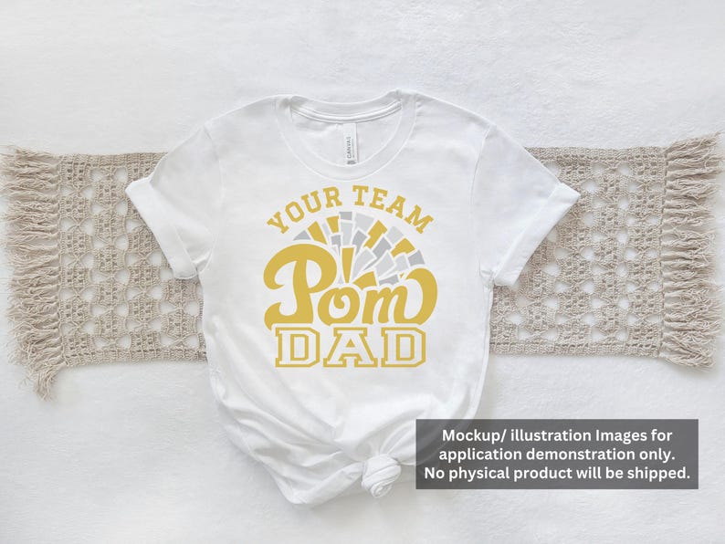 Custom Pom Dad Svg, Pom Dad Svg, Pom Team Svg Cut File, Pom Squad Svg ...