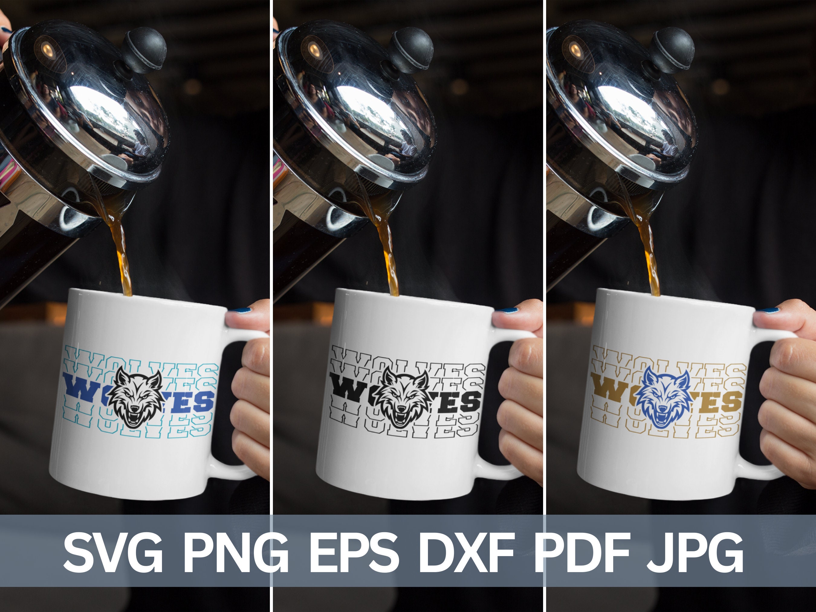 Wolves Svg Wolf SVG Wolves Cut File for Cricut Wolves Team - Etsy UK