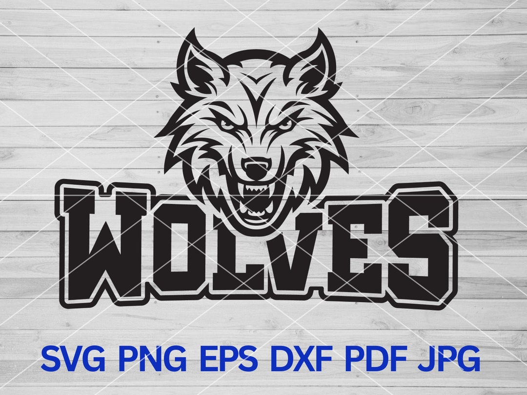 Wolf SVG, Wolves Svg, Wolves Cut File for Cricut, Wolves Team Svg ...