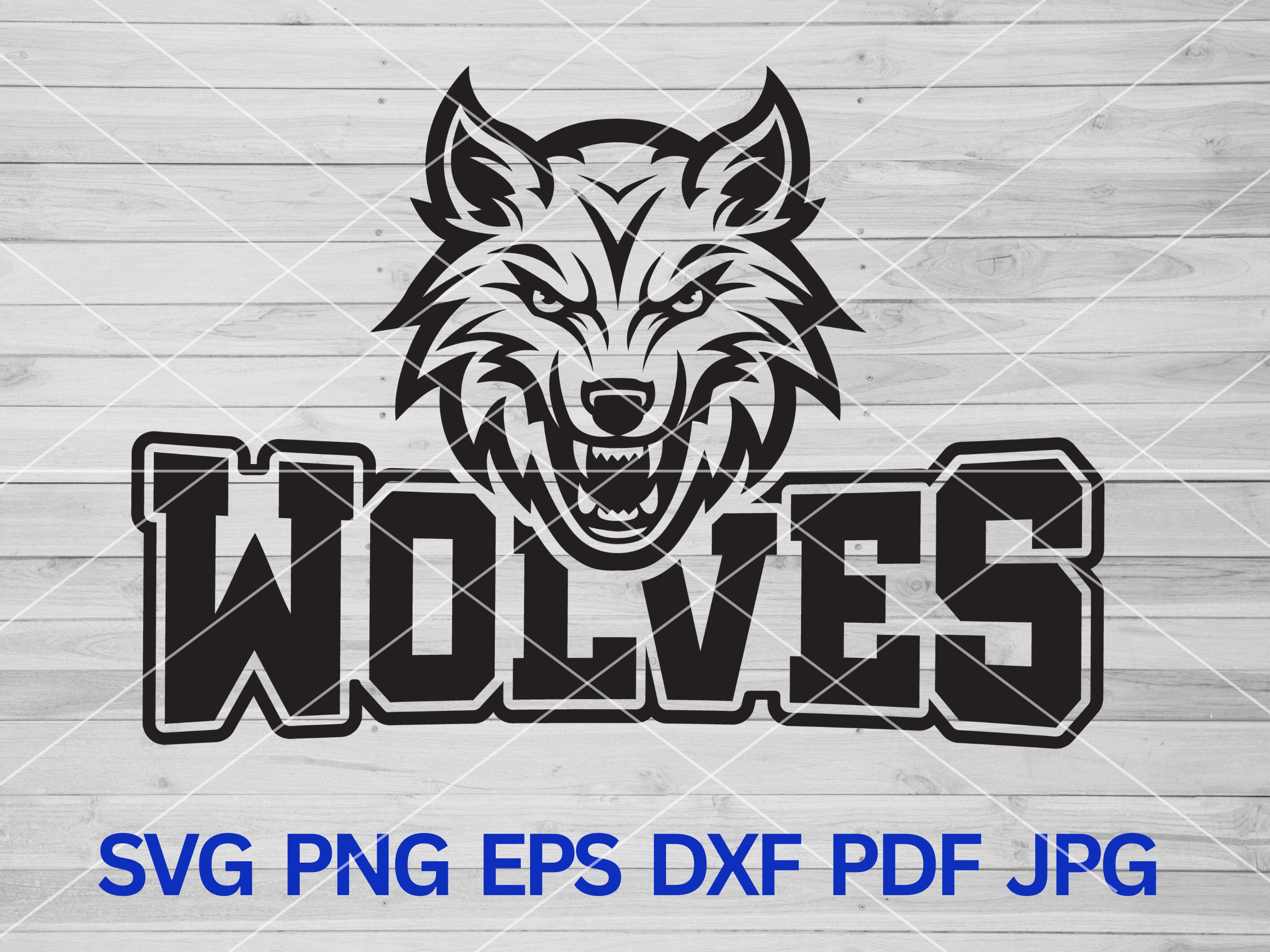 Wolf SVG, Wolves Svg, Wolves Cut File for Cricut, Wolves Team Svg ...