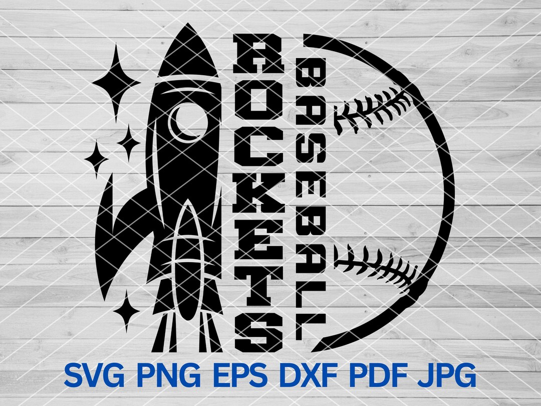 High School Rockets Baseball Svg, Rockets Mascot Svg, Rockets Svg Cut ...