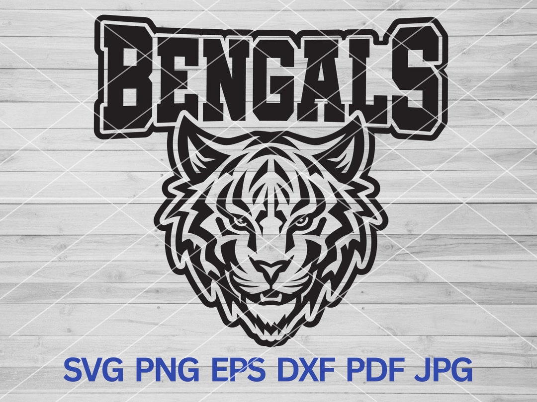 Bengals Svg Bengal Svg Bengals Mascot Svg Bengals Baseball - Etsy