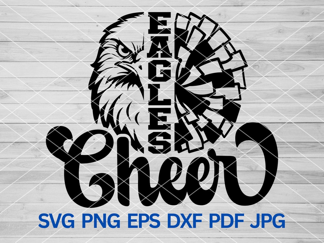 Eagles Cheer Svg, Eagle Hawk Bird Svg, Eagles Mascot Svg, Eagles School ...