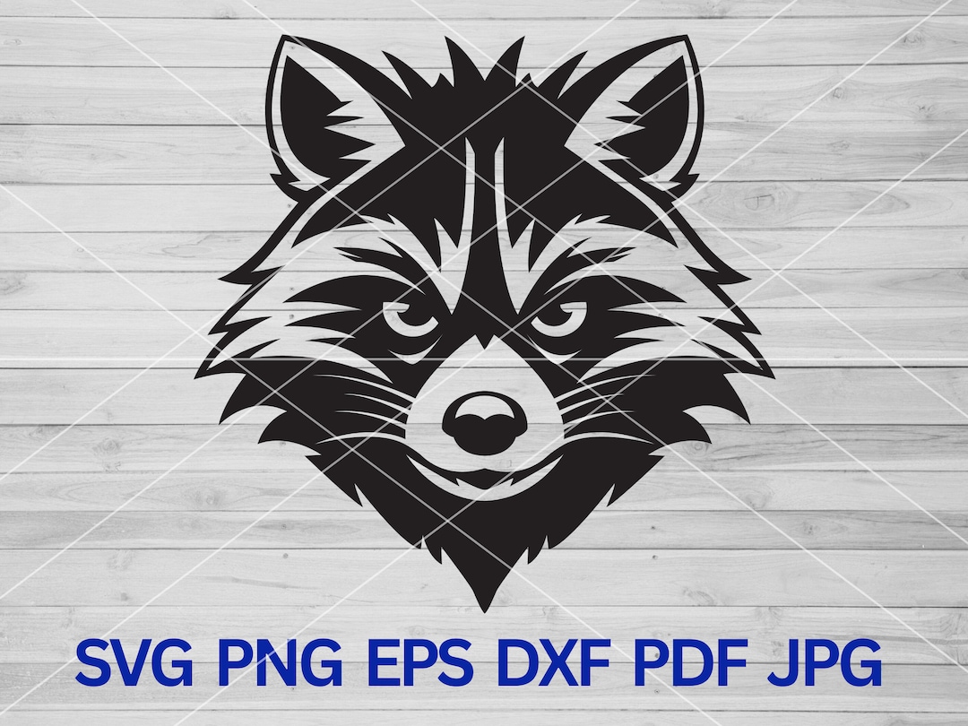 Raccoon Svg, Racoon PNG, Raccoon Cut File for Cricut, Racoon Silhouette ...