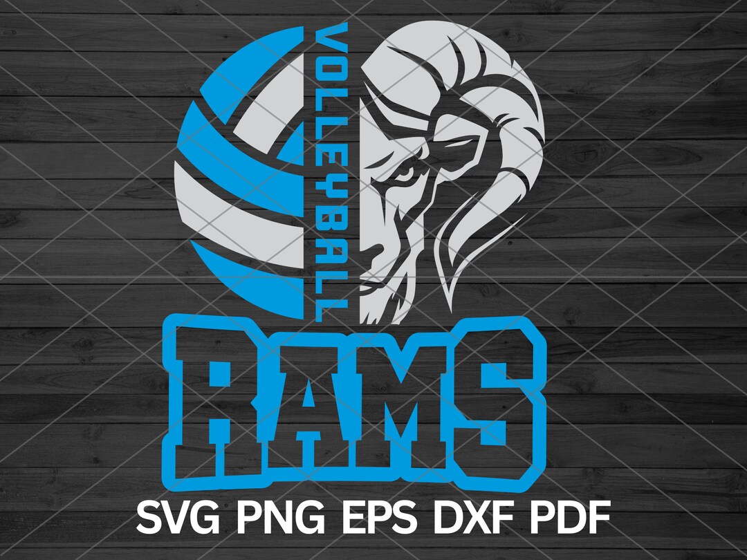 High School Rams Volleyball Svg, Ram Svg, Rams Svg, Rams Svg Cut Files ...