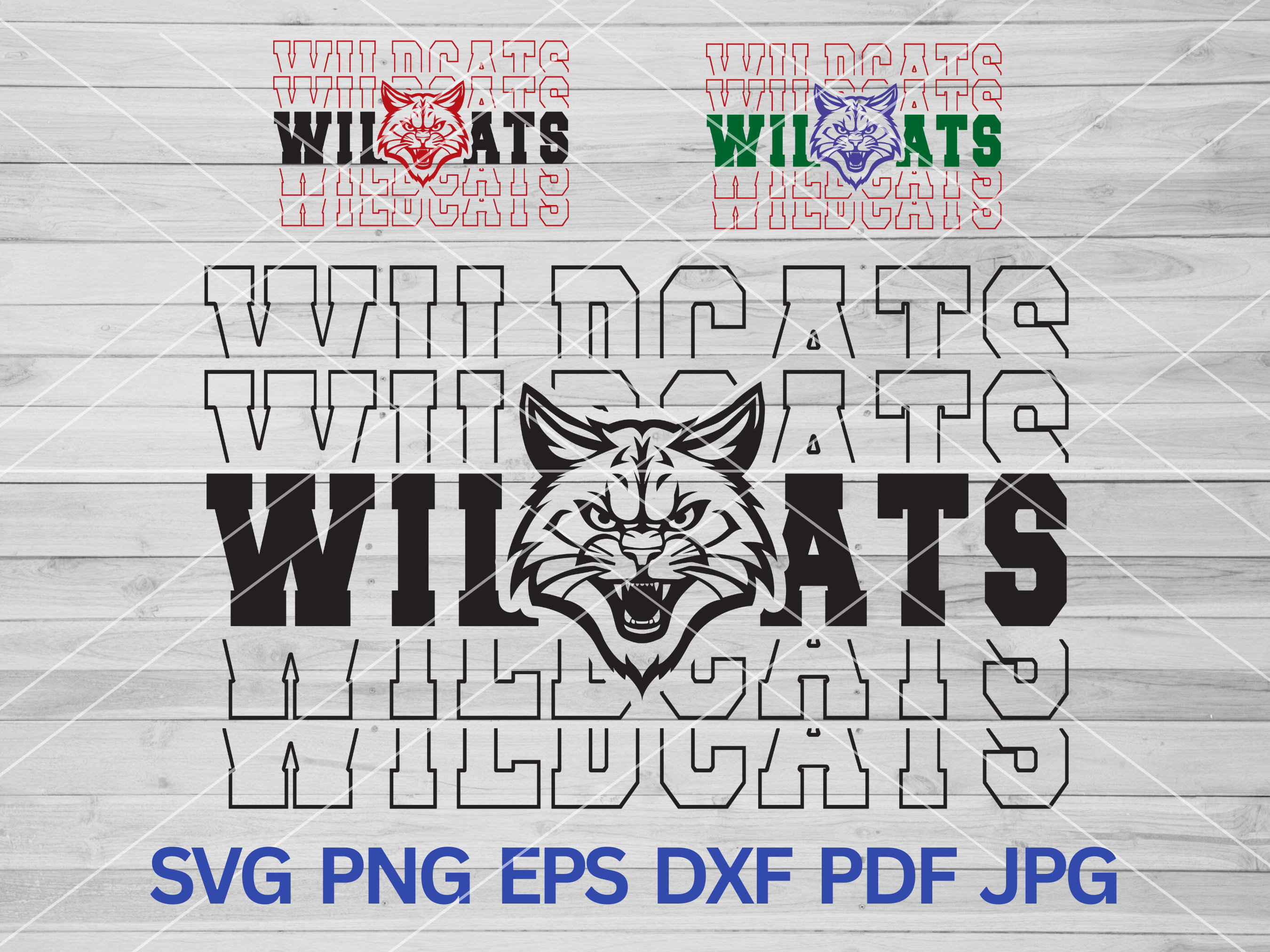 Wildcat SVG Wildcats Svg Cut File for Cricut Wildcats Mascot - Etsy