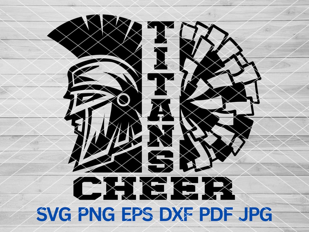 Titans Cheer Svg, Titans Svg, Titan Svg Cut Files Cricut, Titans Mascot ...