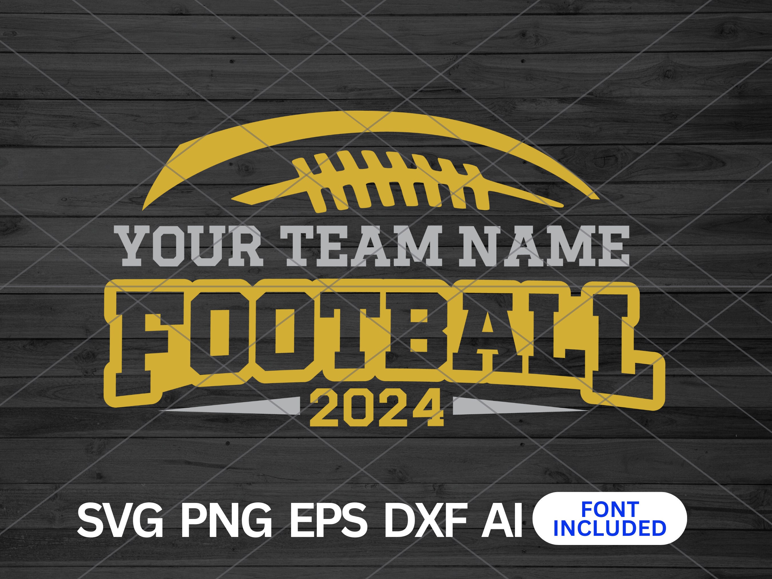Football Team Template Svg Football Svg Mascot Template Svg - Etsy