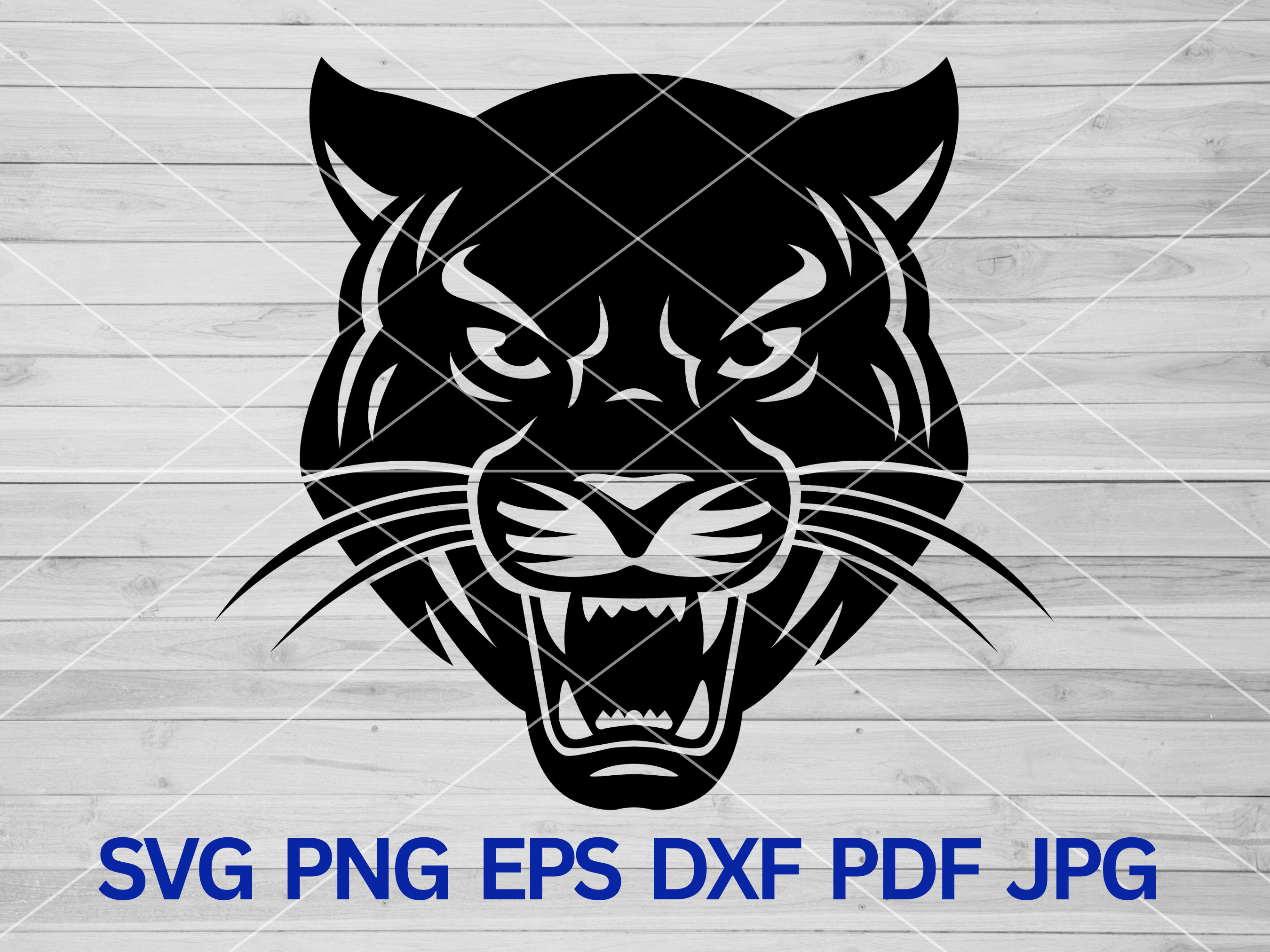 Panther Face Vector