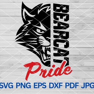 Bearcat Pride Svg, Bearcat Svg, Bearcats Svg, Bearcats Cheer Mom Shirt ...