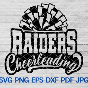 High School Raiders Cheerleading Svg, Raiders Svg, Raiders Mascot Svg ...
