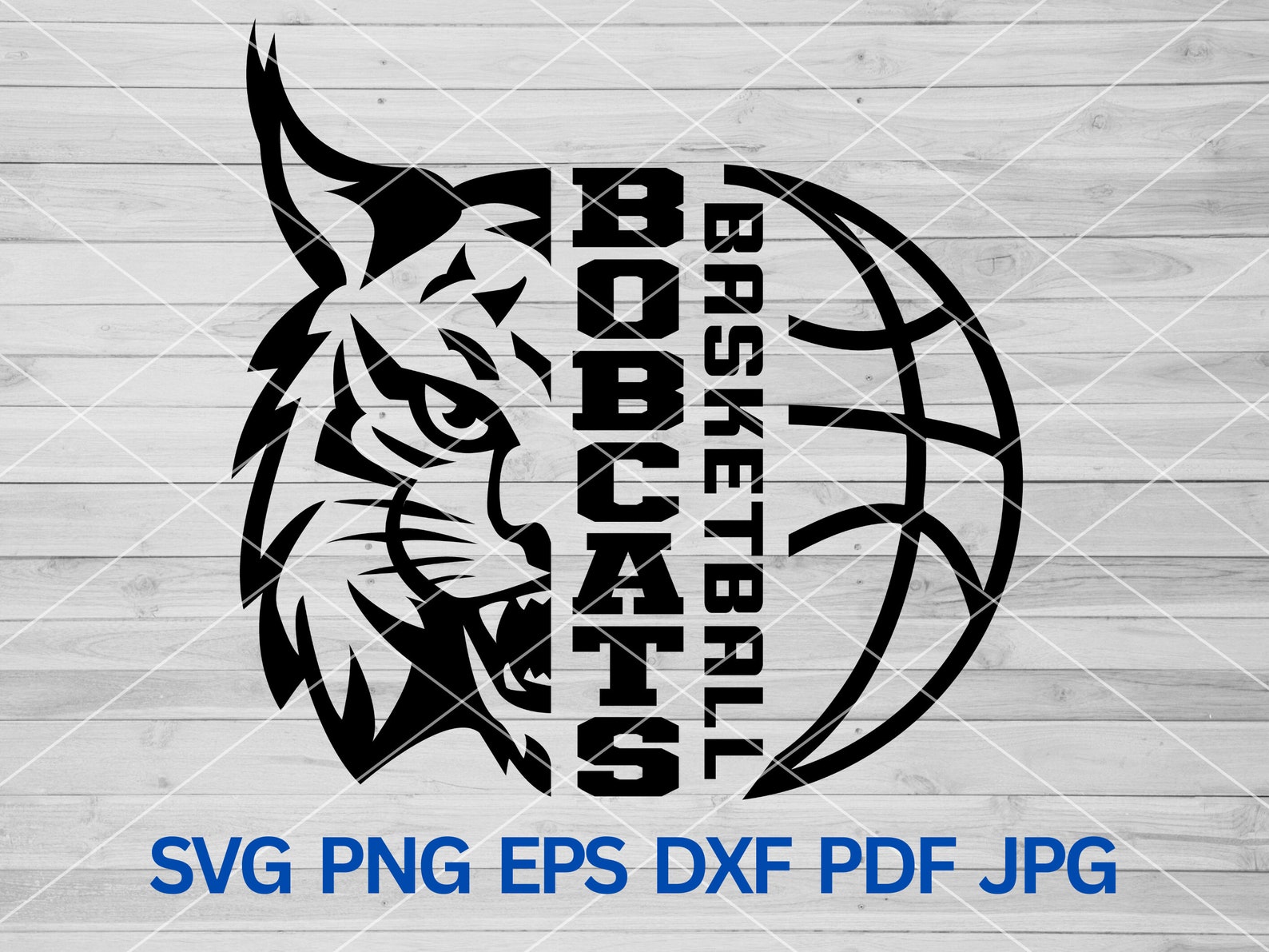 High School Bobcats Basketball Svg, Bobcat Svg, Bobcats Svg Cut Files ...