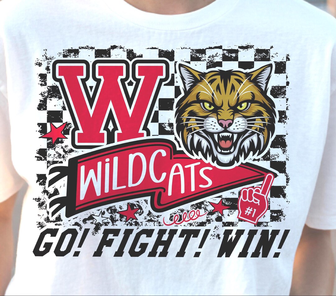 Wildcats Go Fight Win PNG, Wildcats Game Day Team Flag PNG, Wildcats ...
