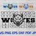 Wolves Svg, Wolf SVG, Wolves Cut File for Cricut, Wolves Team Svg ...