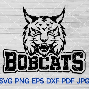Bobcats Svg, Bobcat Svg, Bobcats Cut Files Cricut, Bobcats School ...