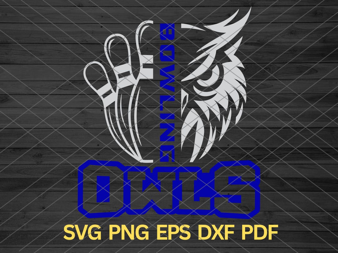High School Owls Bowling Svg, Owls Svg, Owls Mascot Svg, Owls School ...