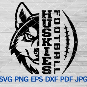 High School Huskies Football Svg, Husky Svg, Huskies Svg, Huskies ...