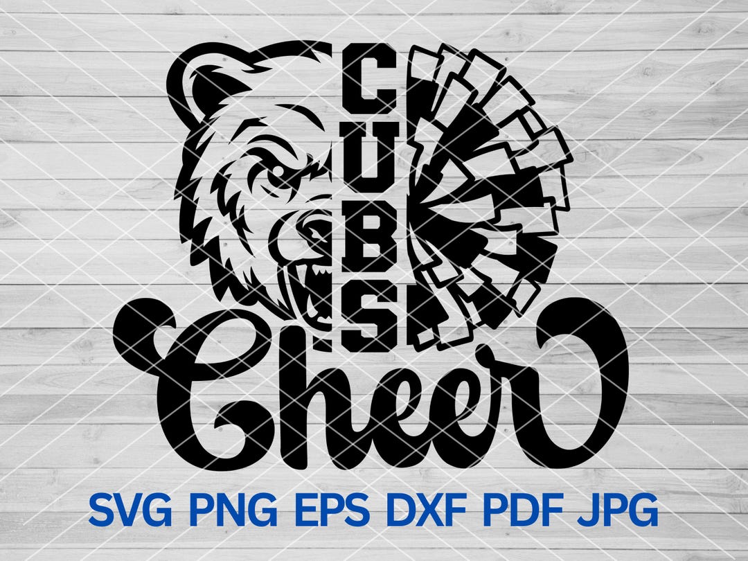 High School Cubs Cheer Svg, Bear Cubs Svg, Cubs Svg, Cubs Cheer Mom ...