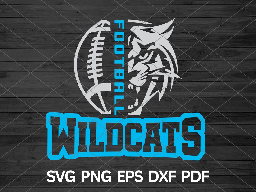 High School Wildcats Football Svg, Wildcats Svg Cut File for Cricut ...