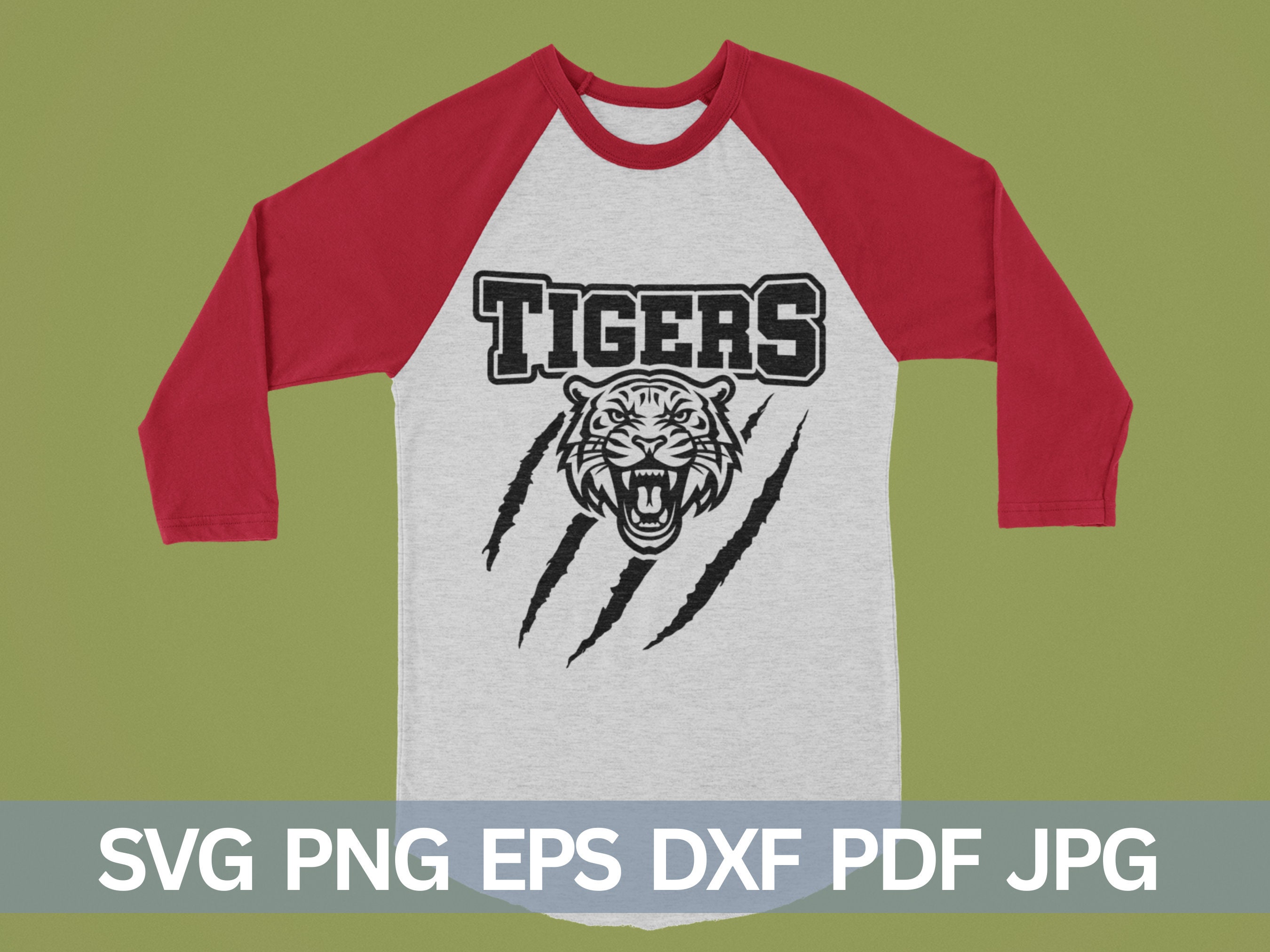 Tiger Svg Tigers Svg Tigers Scratches Svg Tigers Mascot - Etsy
