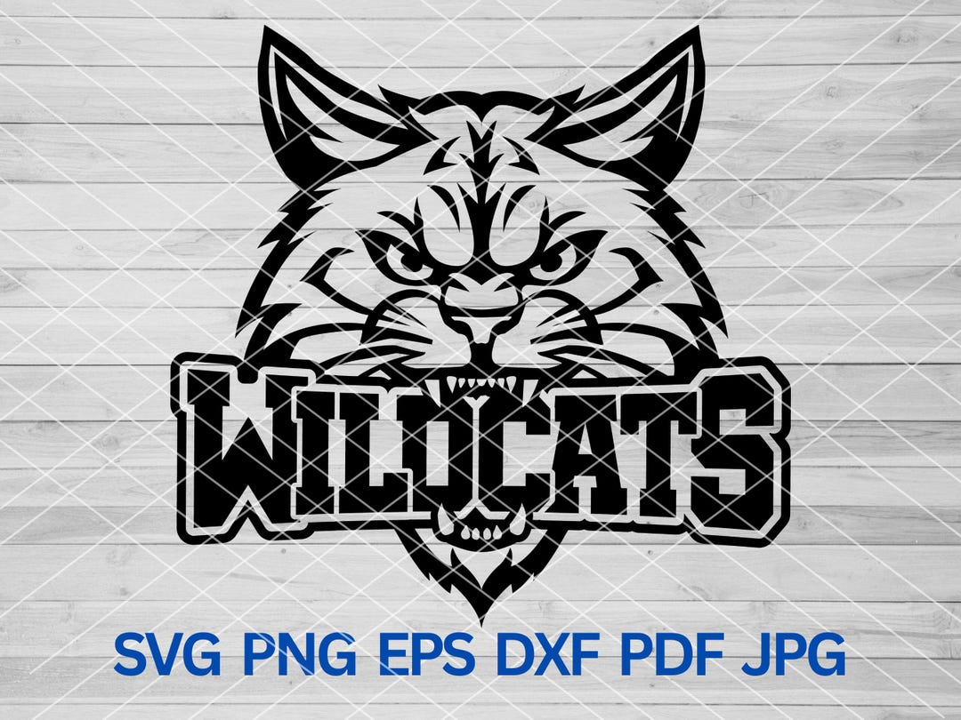 Wildcats SVG, Wildcats Svg Cut File for Cricut, Wildcats Mascot Svg ...