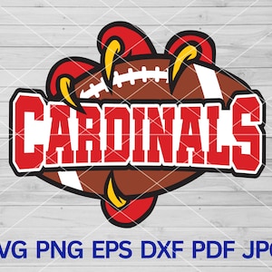 High School Cardinals Football Svg, Cardinal Svg Cardinals Svg ...