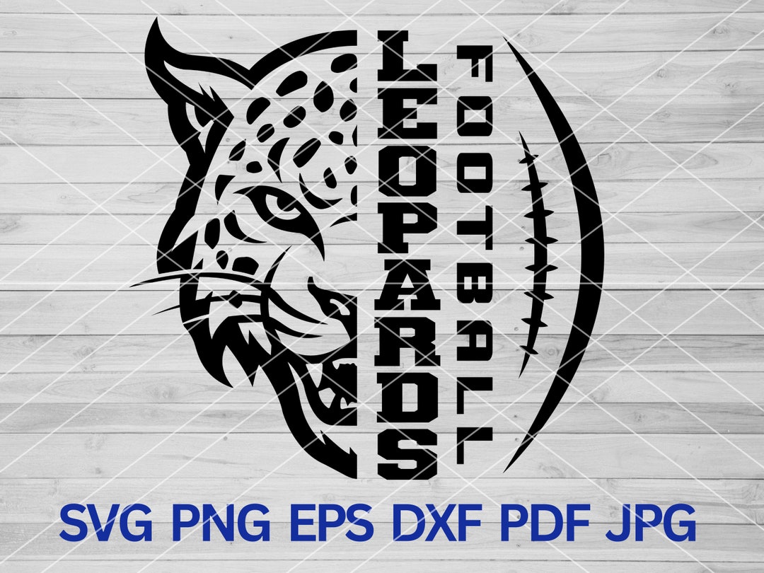 High School Leopards Football Svg, Leopard Svg, Leopards Svg Cut File ...