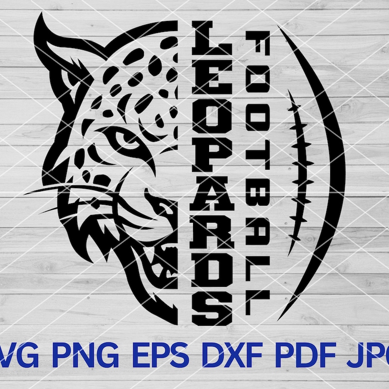 Leopard Mascot Football - Etsy