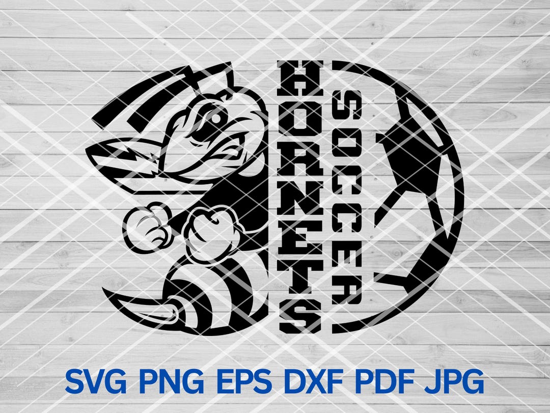 High School Hornets Soccer Svg, Hornets Svg Cut Files, Hornets Mascot ...