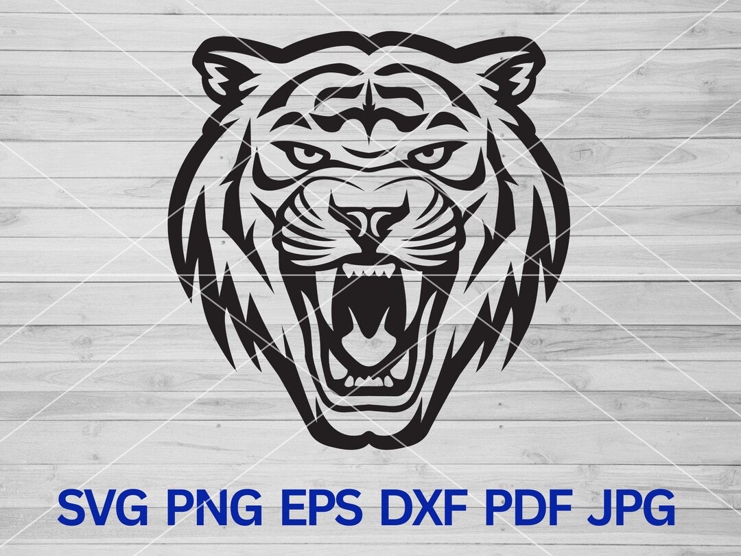 Tiger SVG, Tigers Svg, Tiger Face Svg, Tigers Mascot Svg Tiger Png ...