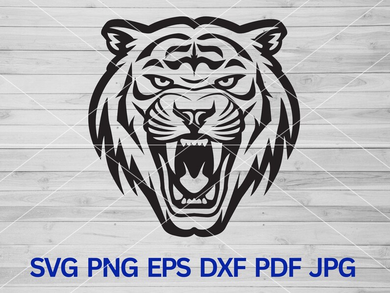 Tiger SVG Tigers Svg Tiger Face Svg Tigers Mascot Svg Tiger - Etsy